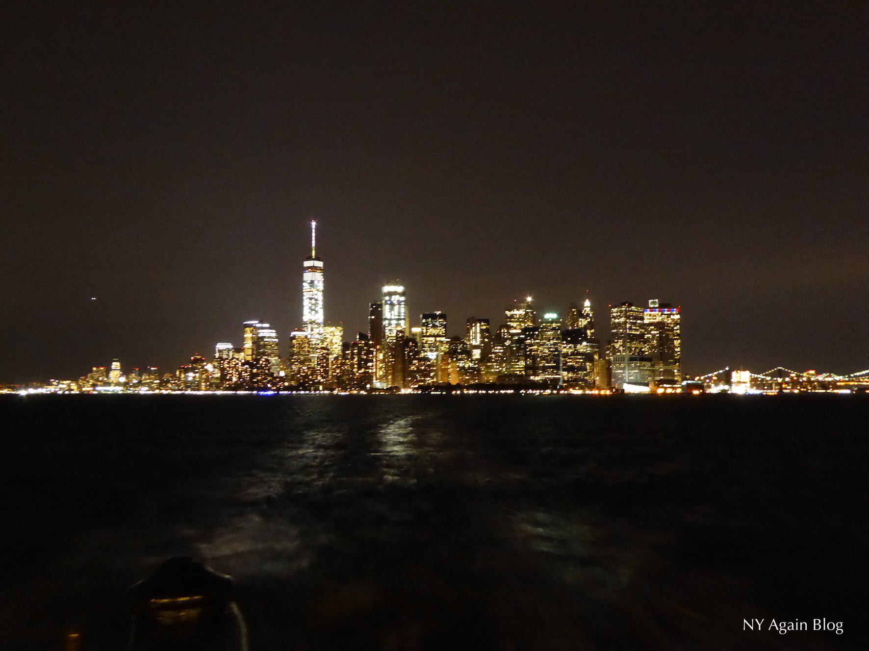 Ferry gratuito nocturno a Staten Island - NY Again